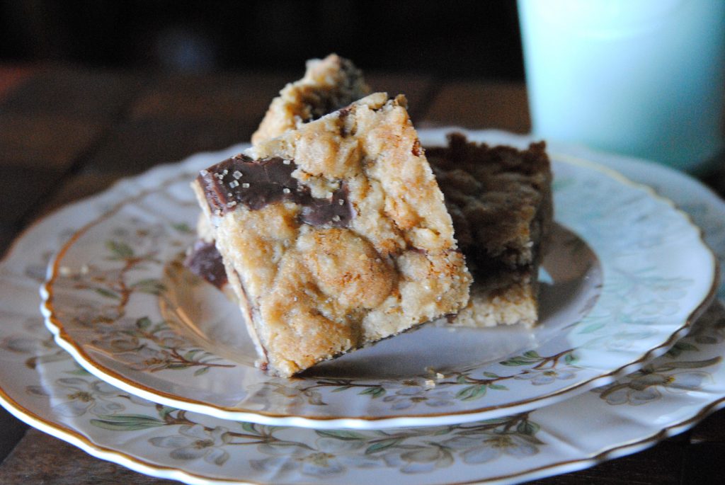 Oatmeal Fudge Ribbon Bars - Food & Swine