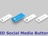 3d Social Media Buttons Using Simple Html And Css Code