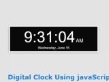 How To Create A Digital Clock With Date Using Javascript