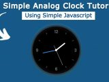 Javascript Analog Clock Tutorial At Oscar Godson Blog