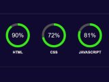 Circular Progress Bar Using Html Css And Javascript