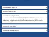 Javascript Accordion Menu