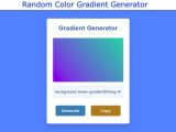 Gradient Generator Foolishdeveloper