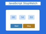 How To Create Stopwatch Using Html Css Javascript