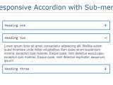 Responsive Accordion Menu Using Html And Css