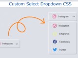 Simple Custom Select Dropdown Using Html And Css