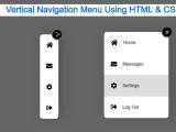 Simple Vertical Navigation Menu Using Html Css Topik Digital Solutions