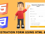 Registration Form Using Html And Css