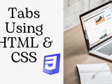 Create Responsive Animated Tabs Using Html And Pure Css