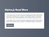 Create A Read More Button Using Html And Javascript