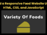 Build A Responsive Food Website Using Html Css And Javascript