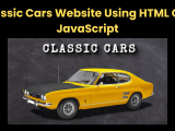 Classic Cars Website Using Html Css Javascript