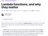 Lambda Functions And Why They Matter Foresight