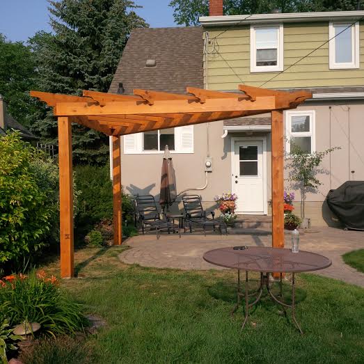 Triangle Pergola - Forest Trek Woodwork