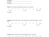Presentation Feedback Form тйб Fill Out Printable Pdf Forms Online
