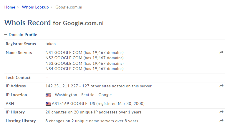 El misterioso dominio whois.domaintools.com que es y para que sirve - FortySite