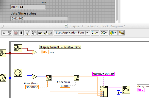 Solved Lapsed Time Incorrect Format On Seconds Ni Community