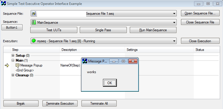 Execute Desired Sequence Ni Community