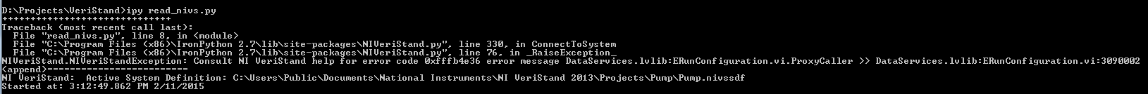 Solved Ironpython Script Error Code 0xfffb4e36 Ni Community