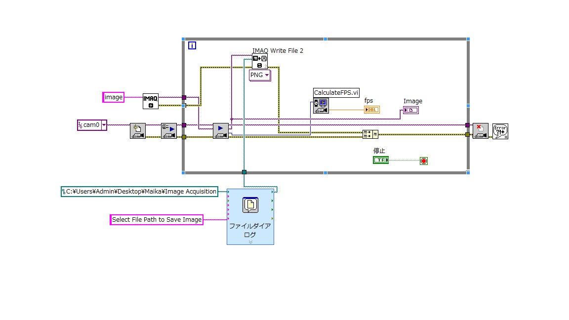 Problems Saving A Stack Of Images Tiff From A Gige Camera Ni Community