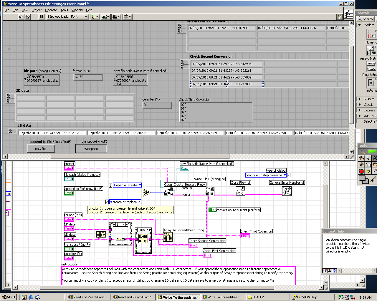 Solved Array To Spreadsheet String Vi Truncating My Rows Ni Community