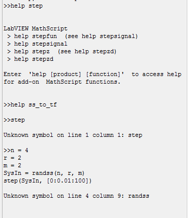 Solved Missing Labview Mathscript Commands For Control Systems Ni