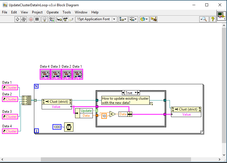 Solved How To Update Cluster Varible After Indexing Through A Loop