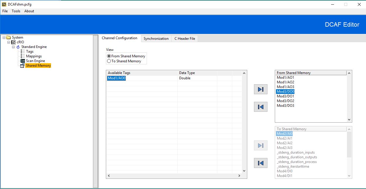 Dcaf Shared Memory Module Documentation Ni Community