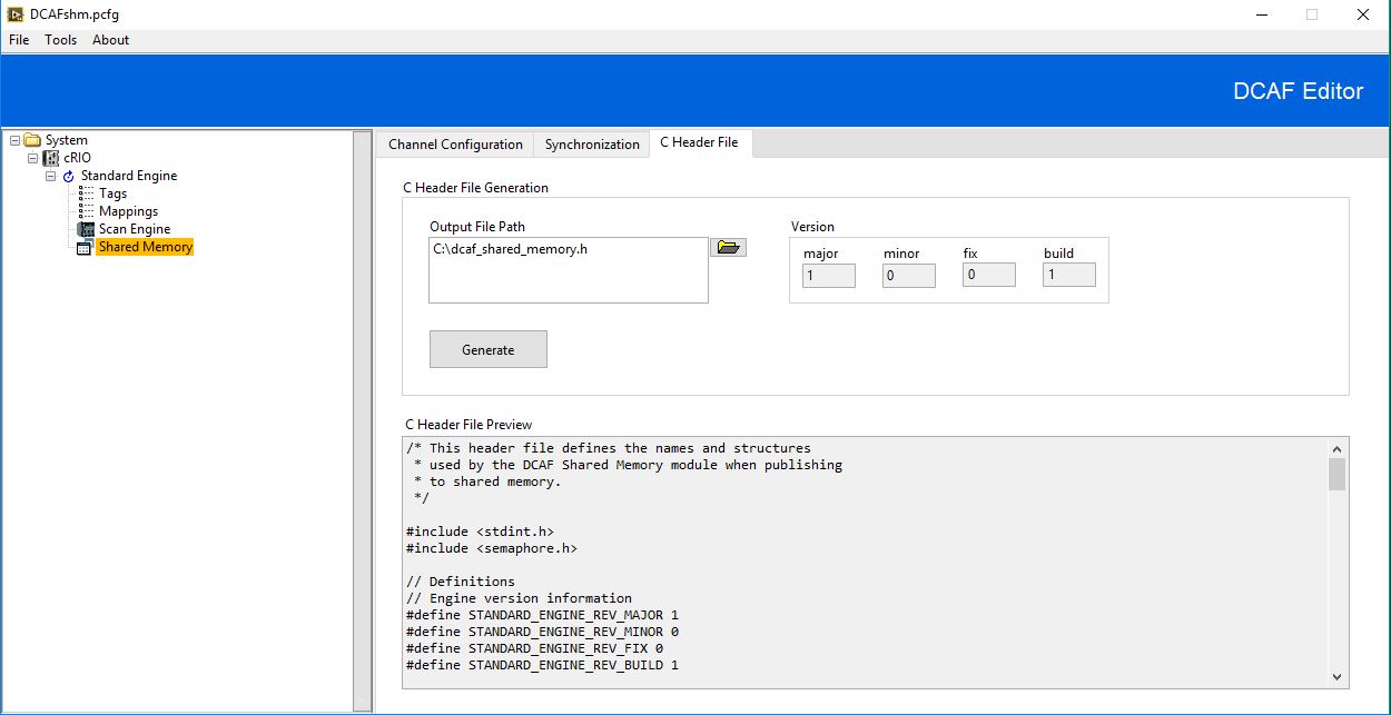 Dcaf Shared Memory Module Documentation Ni Community