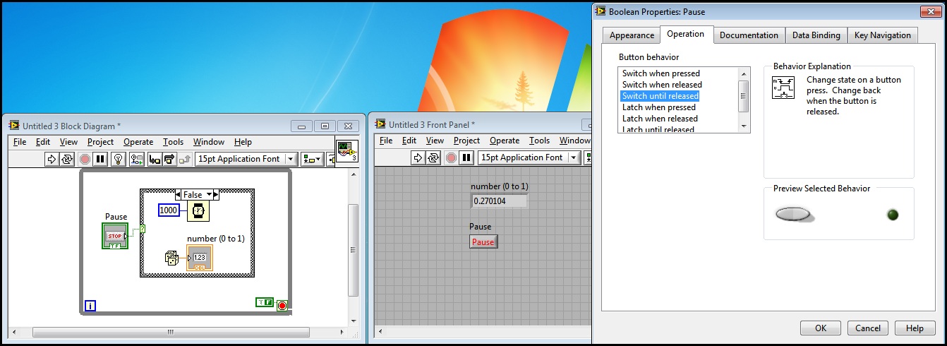 Wait Untill Button Is Pressed Ni Community