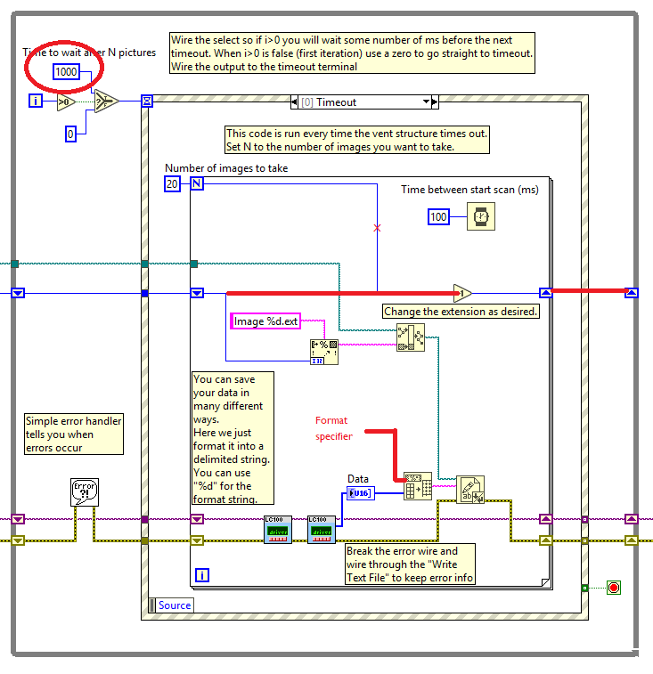 Continuous Scan And Recording Ni Community