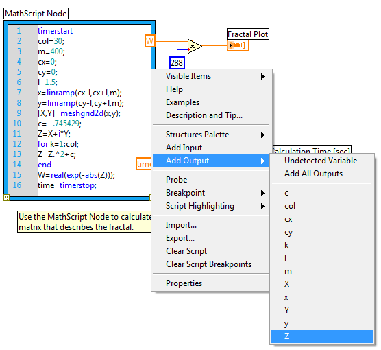 Mathscript Nugget 21 Mathscript Node Improvements In Labview 2010