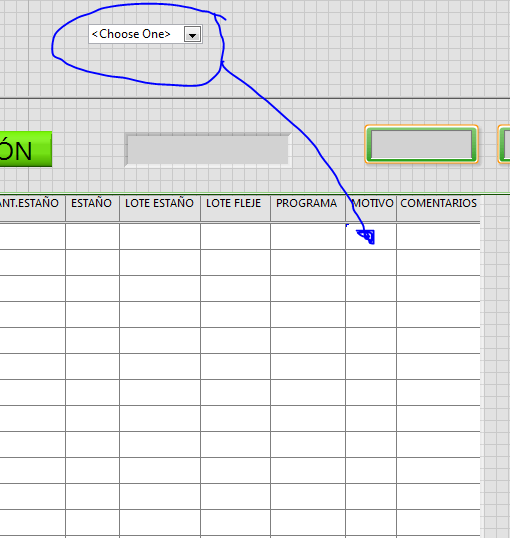 Insert A Combobox Into A Table Control Ni Community