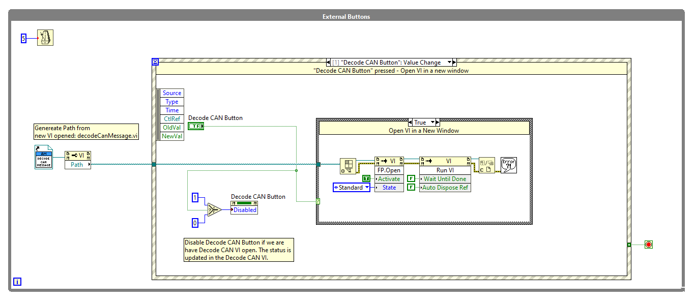 Solved Opening New Vi And Pass Some Data Ni Community