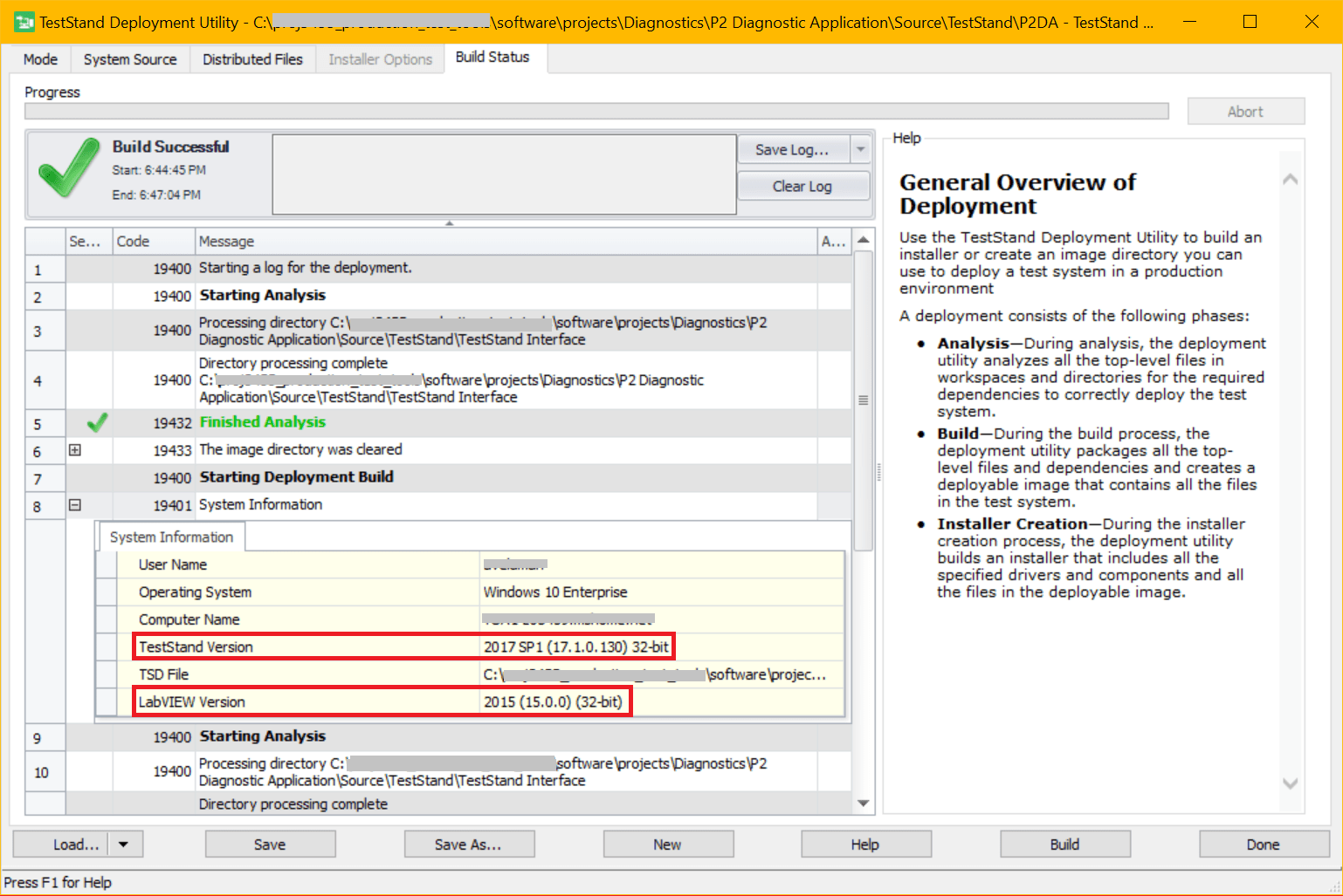 Solved How Teststand Deployment Utility Determines The Labview Version