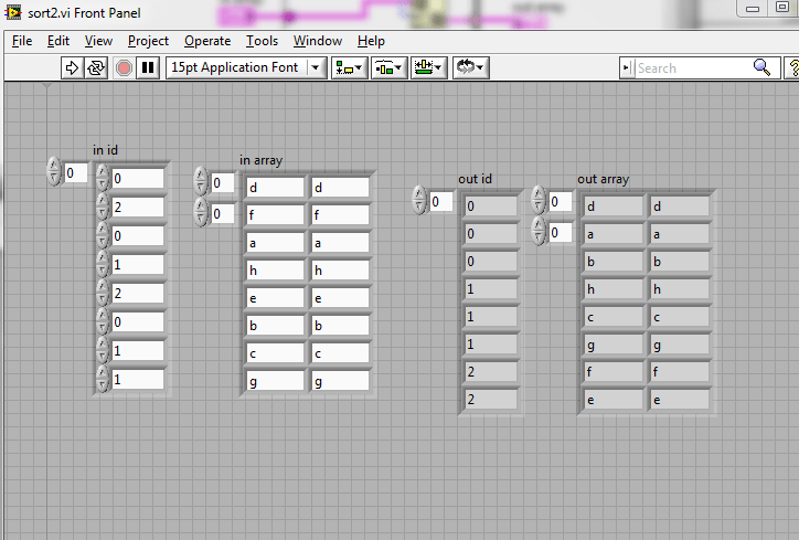 2d Array Sort Ni Community