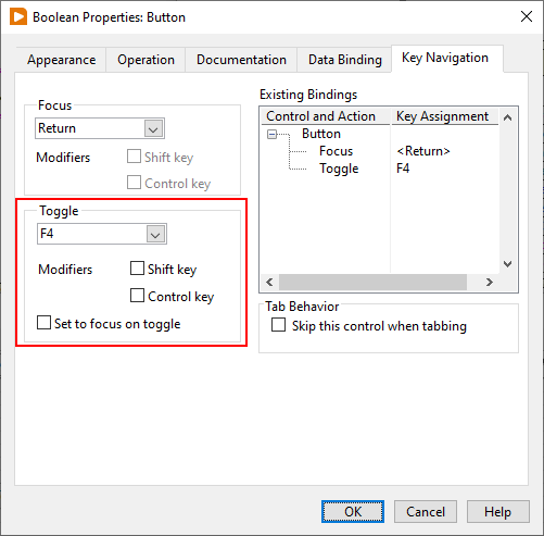 Solved Boolean Toggle Key Does Not Trigger Key Down Event Ni Community