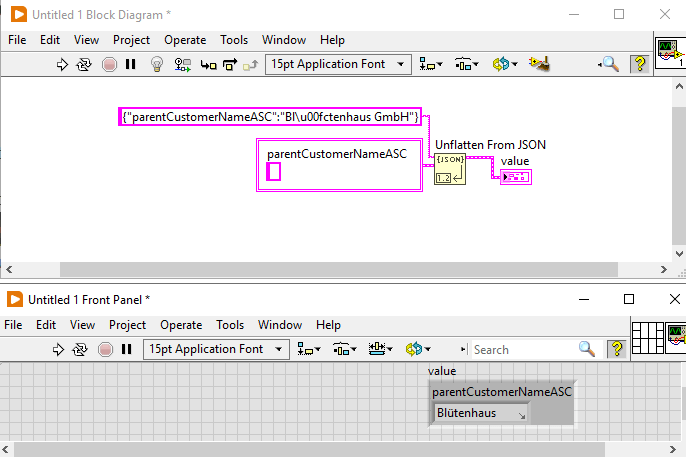 Solved Mixed Json And Unicode Trouble Ni Community