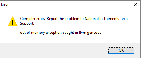Solved Labview Crashing When Building Executable Ni Community