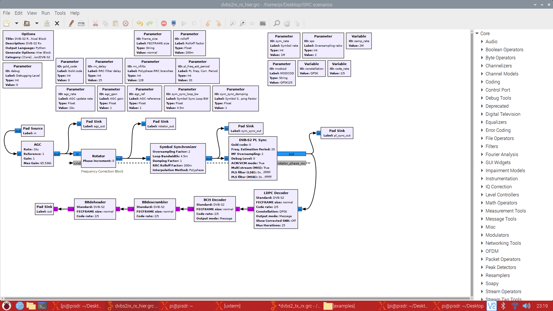 Dvb S2 Communication Between Two Usrp B200 Boards With Gnu Radio