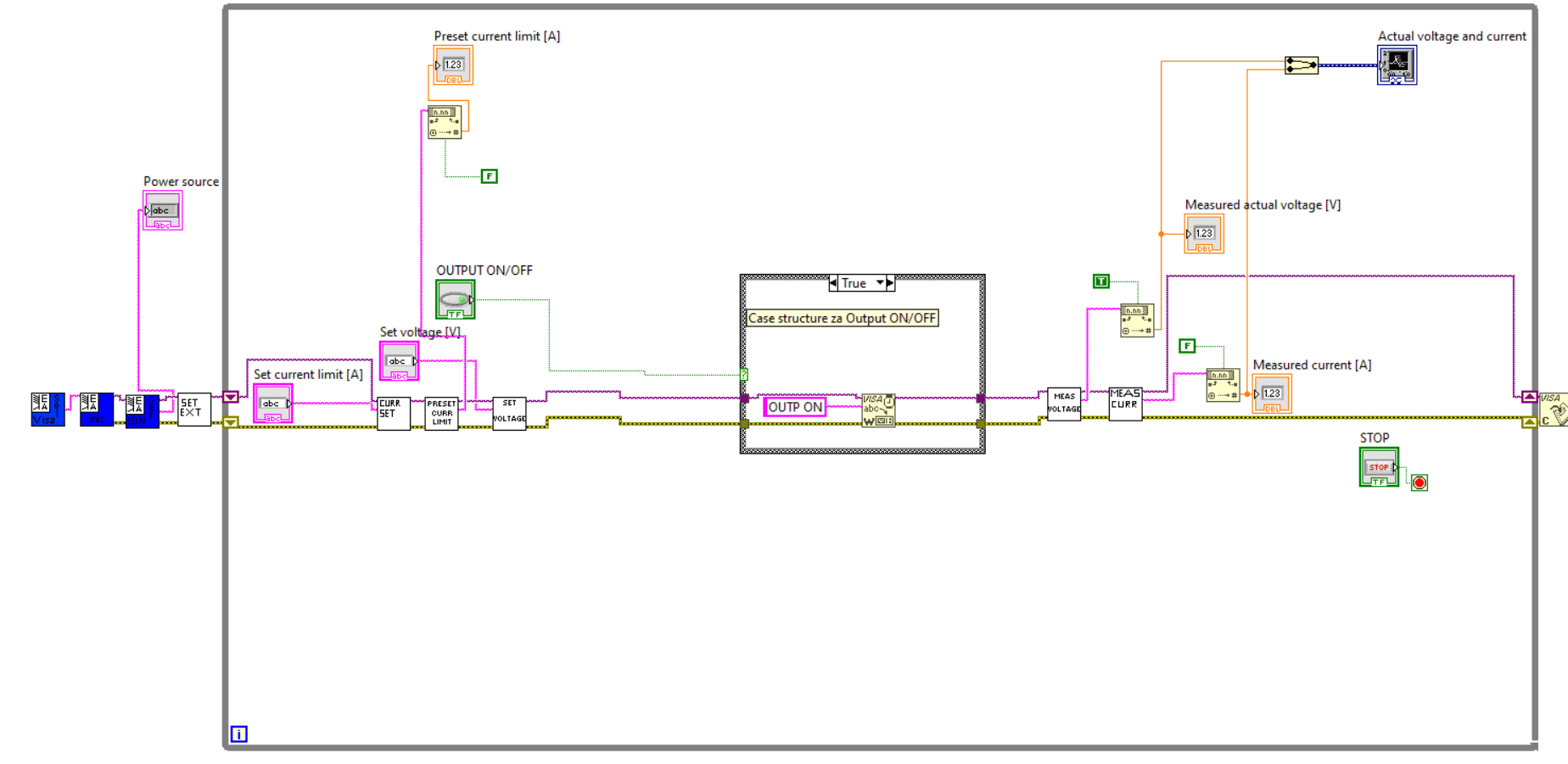 Time Controlled Boolean Button For Turning Powersupply On And Off Ni