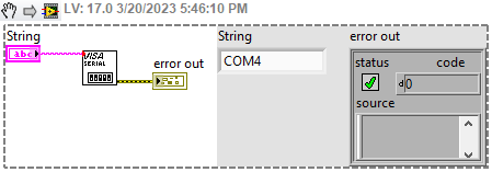 Solved Labview Serial Port Programming Using The Winapi And Createfile