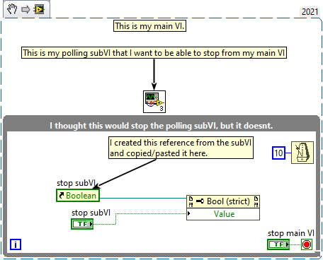 Solved Update Value In Subvi From Main Vi Ni Community