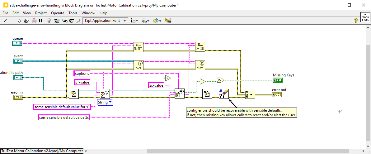 Labview Style Challenge Error Wires Ni Community