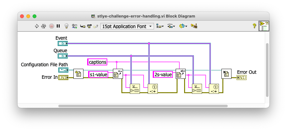 Labview Style Challenge Error Wires Ni Community
