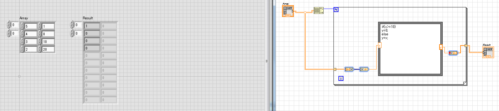 Computing Arrays Using Formula Nodes Ni Community
