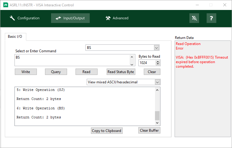 Solved Visa Read Error Timeout Expired Before Operation Completed