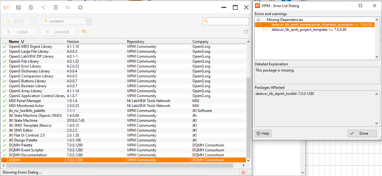 Solved Can Not Create New Dqmh Modules Since Update To 7 0 Ni Community