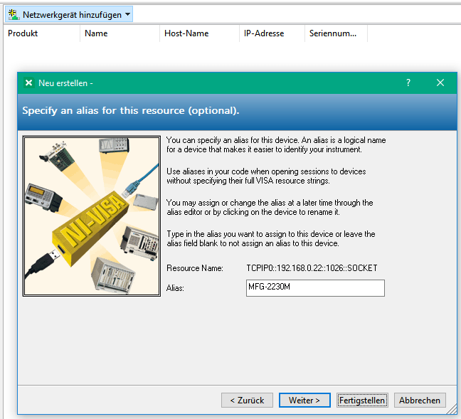 Interfacing Aps 7050 Ac Power Supply To Labview Through Ethernet Page