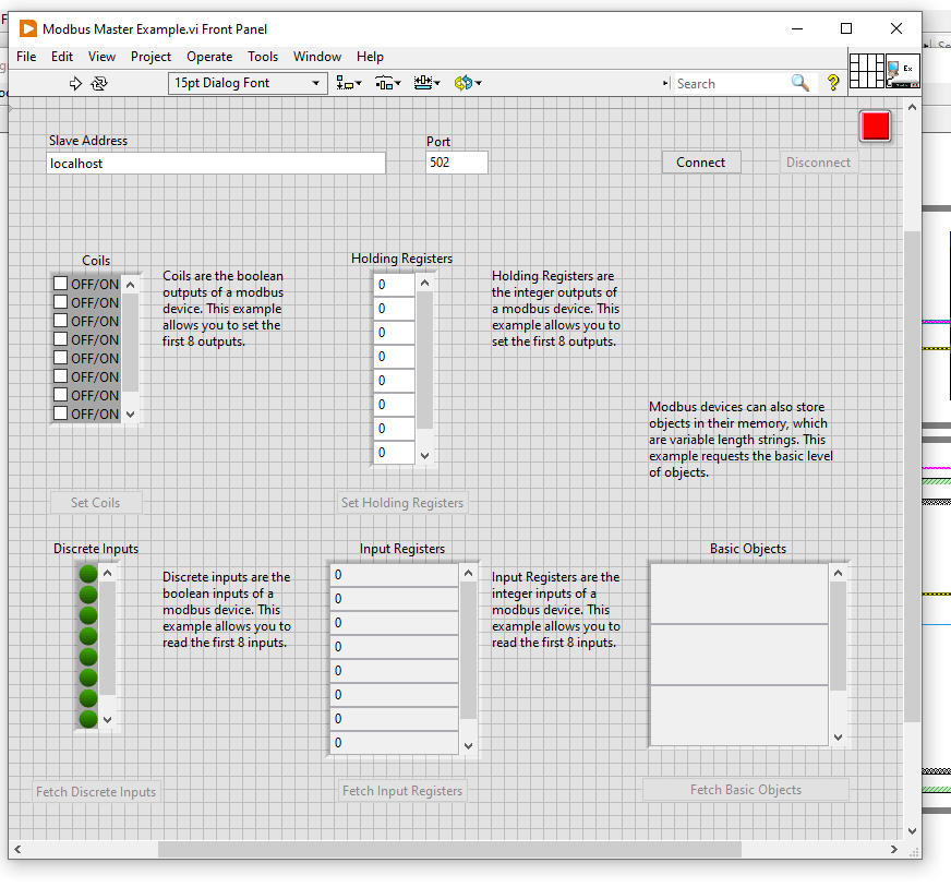 Accessing Parameter Values Using Labview Modbus Ni Community